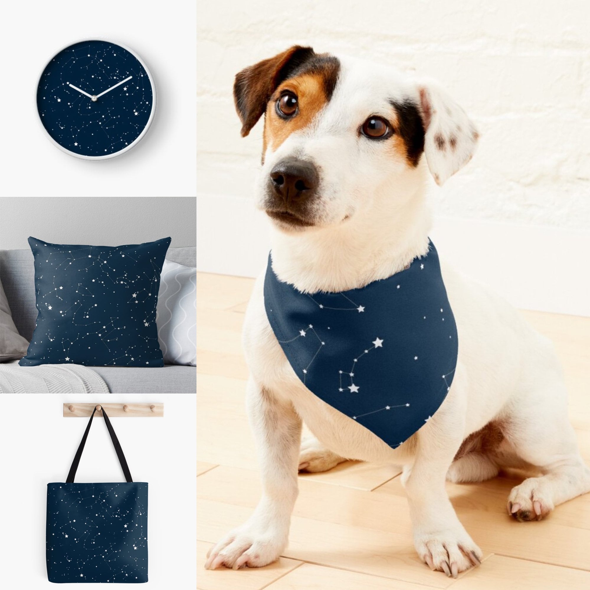 Stars Seamless Pattern SVG, Constellations Pattern, Starry Night ...