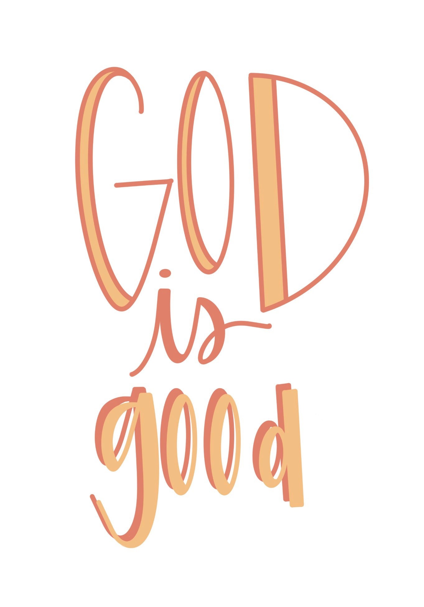 God is Good Sticker - Etsy