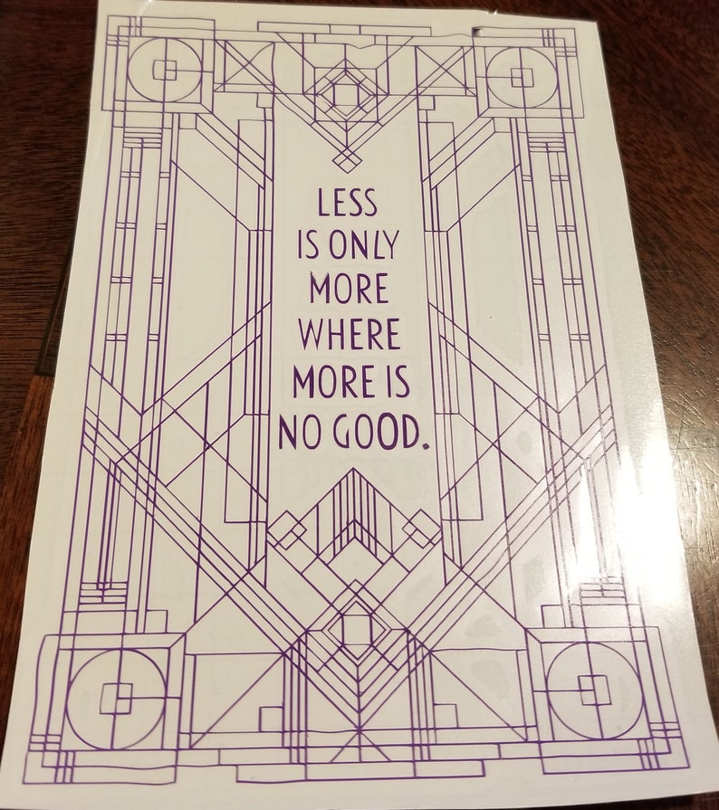 Frank Lloyd Wright .svg .png .dxf for Cricut & Silhouette - Etsy Australia