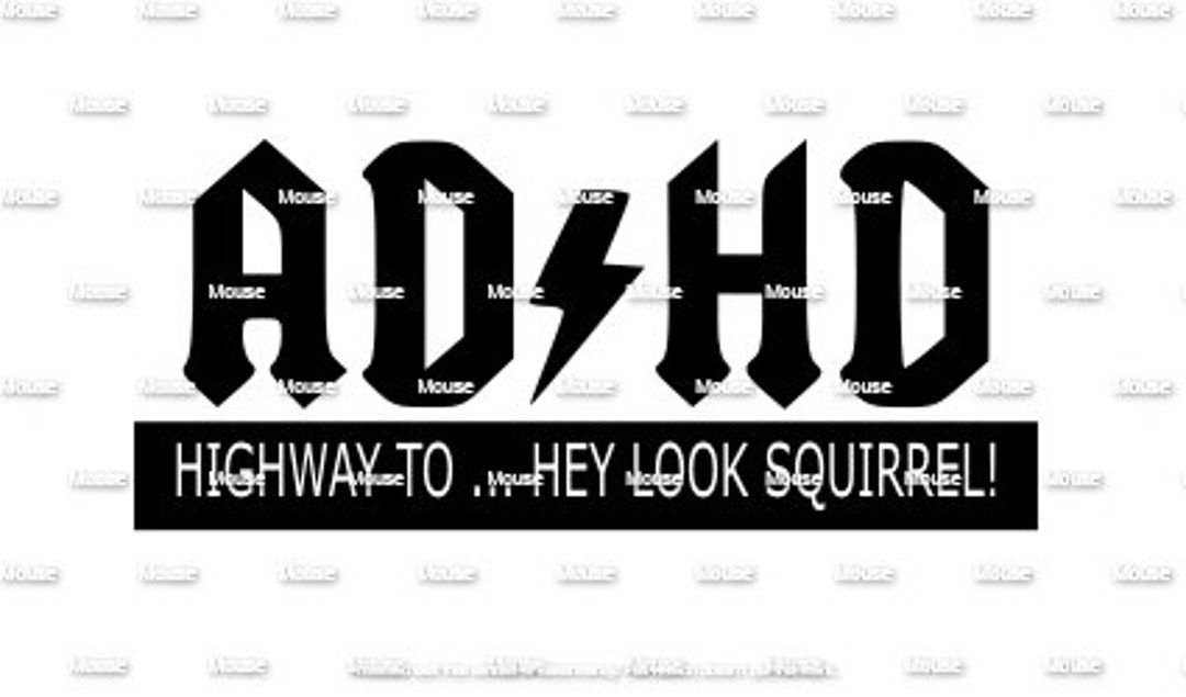 AD/HD-Highway to...Hey Look Eichhörnchen svg .png .dxf für Cricut ...