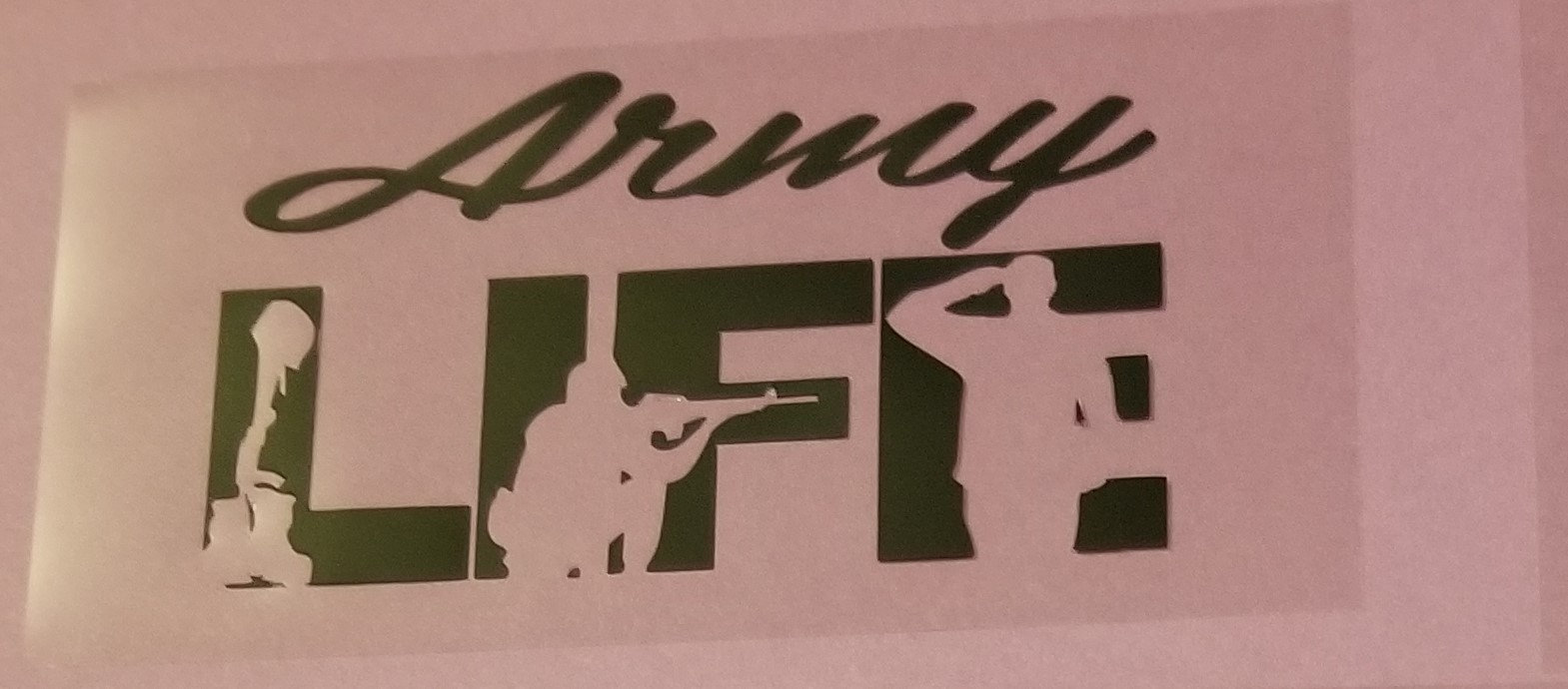 Army Life .svg .png .dxf for Cricut & Silhouette Die Cutting | Etsy