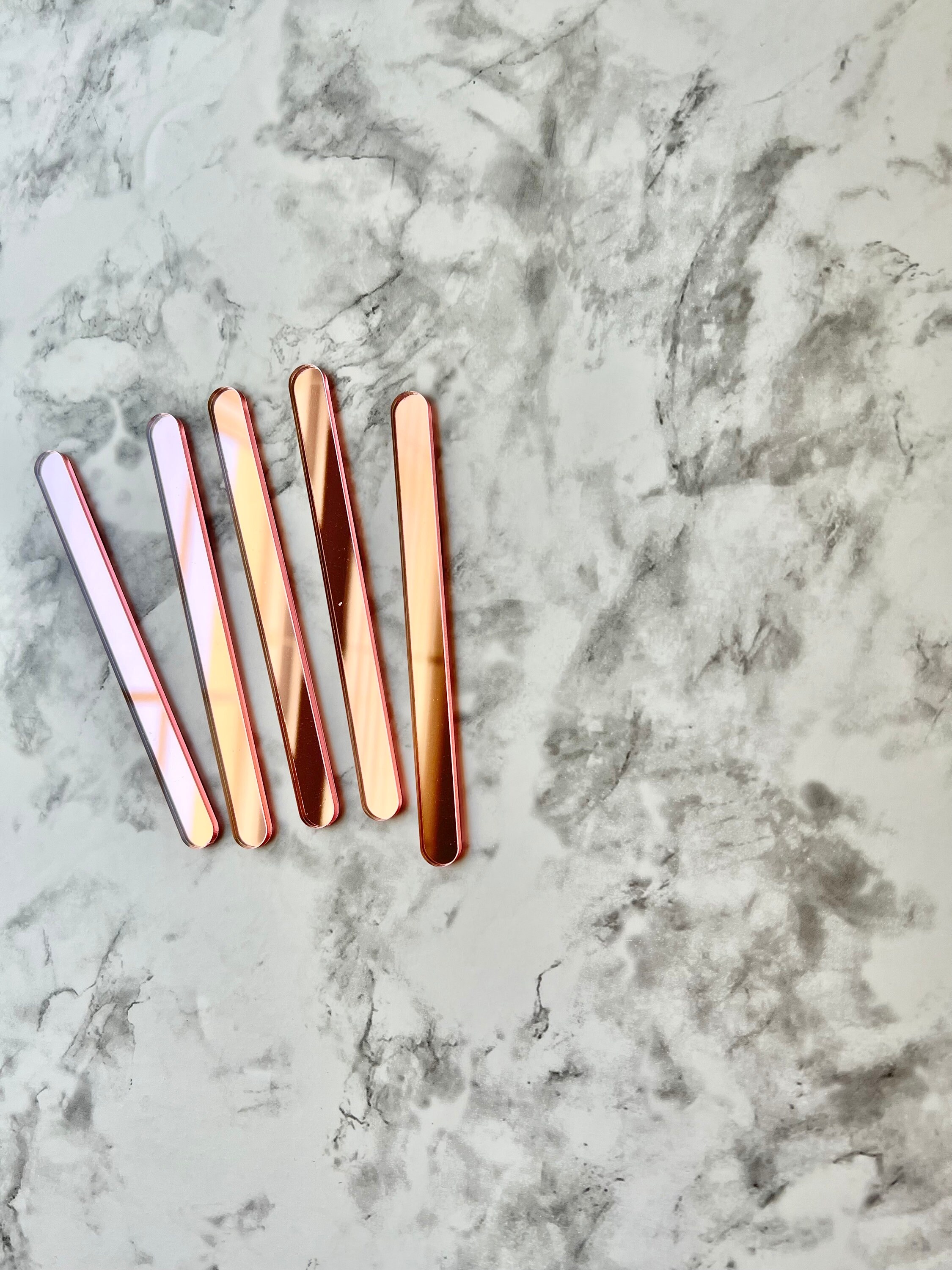 Rose Gold Cakesicle Sticks | 20 Count | Popsicle Sticks | Reusable Ice ...