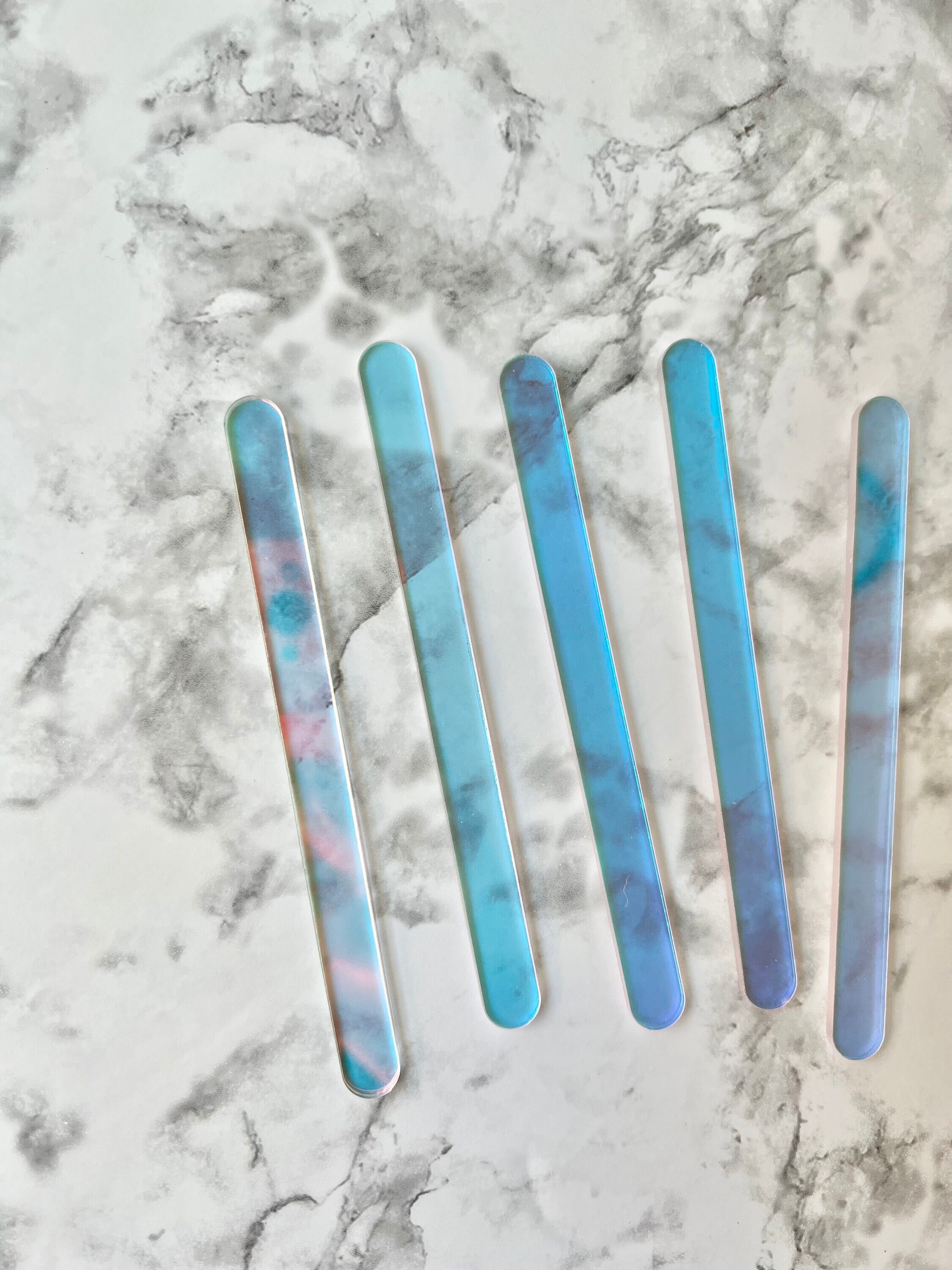 Iridescent Cakesicle Sticks | 20 Count | Popsicle Sticks | Reusable Ice ...