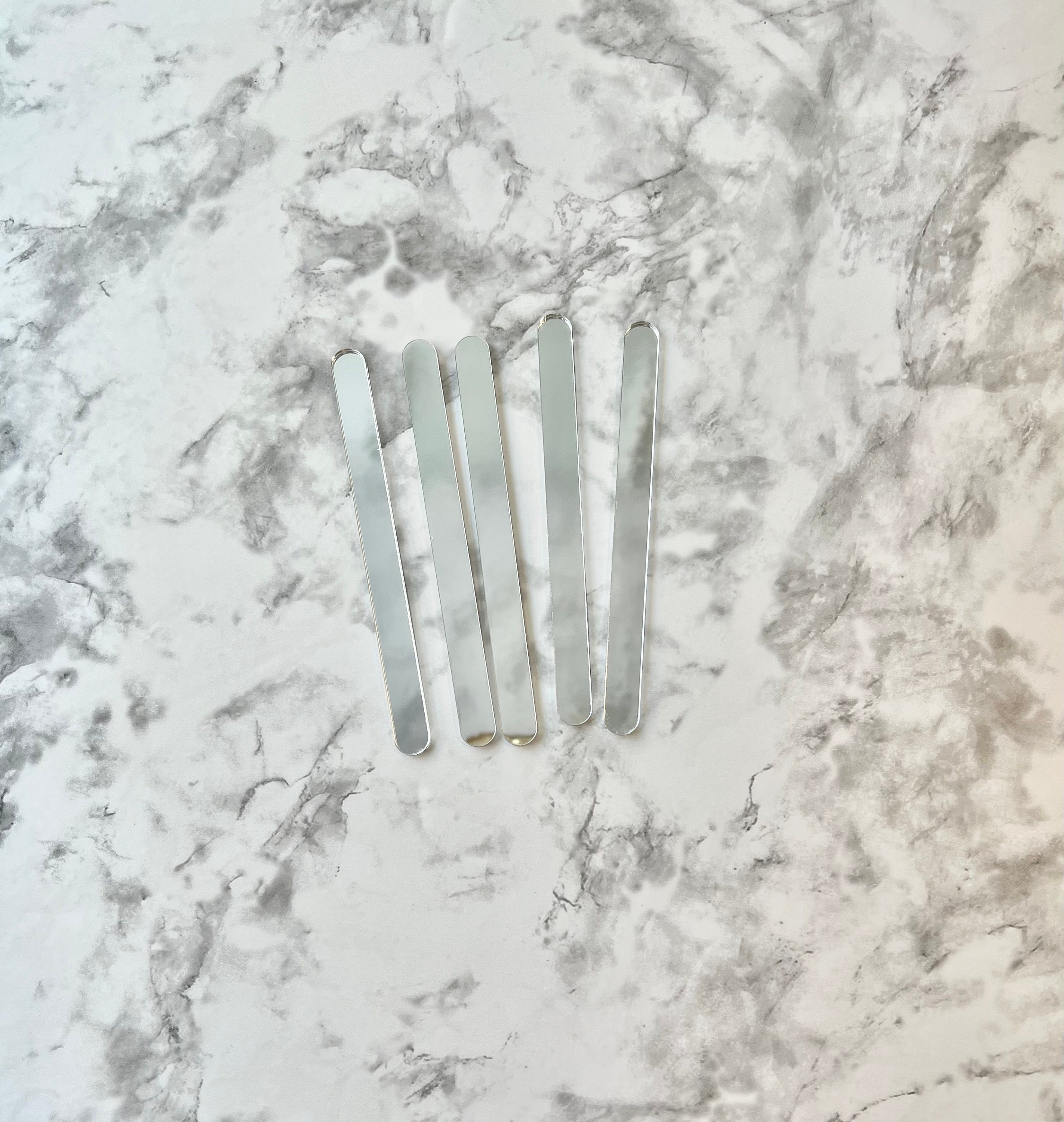 Silver Chrome Cakesicle Sticks 20 Count Popsicle Sticks - Etsy