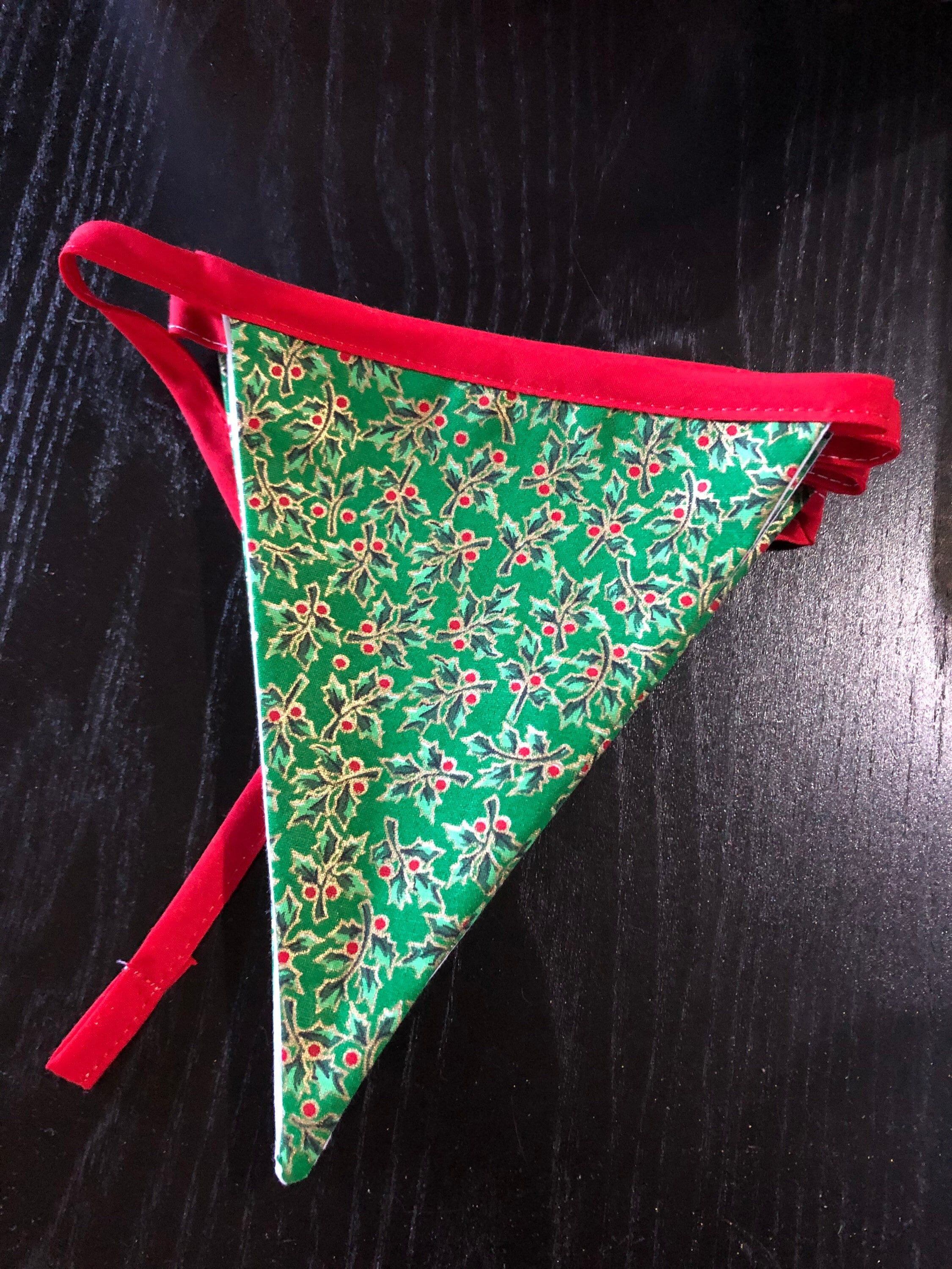 Christmas Bunting Flags Decoration Xmas Table Runner - Etsy