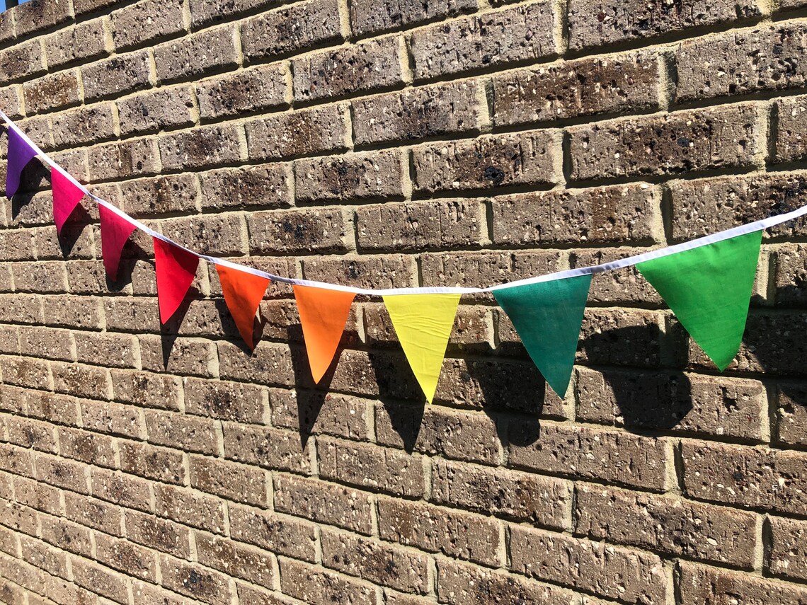 Bunting Flags Multicoloured Party Decoration Birthday - Etsy Australia