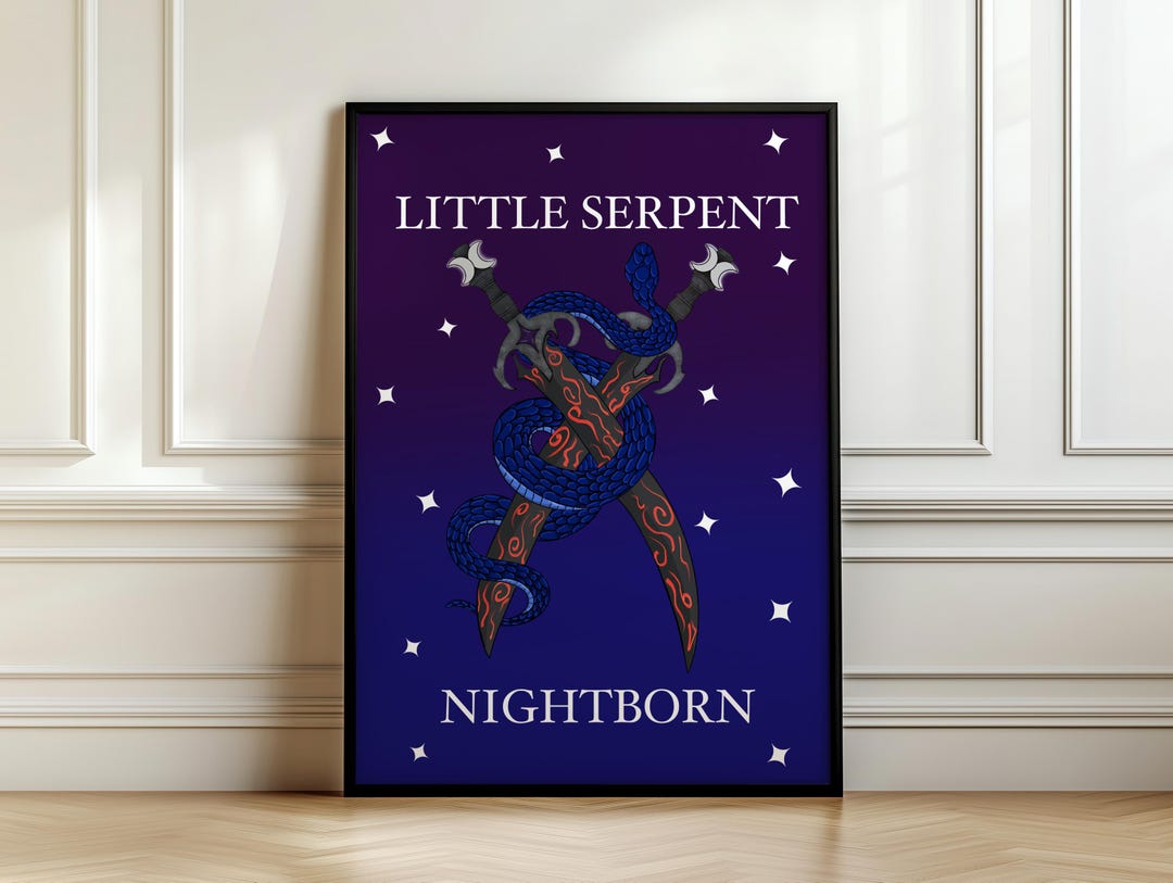 The Serpent and the Wings of Night Wall Art, Carissa Broadbent, Crowns of Nyaxia Art Print ...