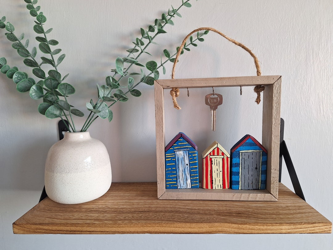 Beach Key Hook. Beach Hut Key Hook. Beach, Keyhooks, Seaside - Etsy