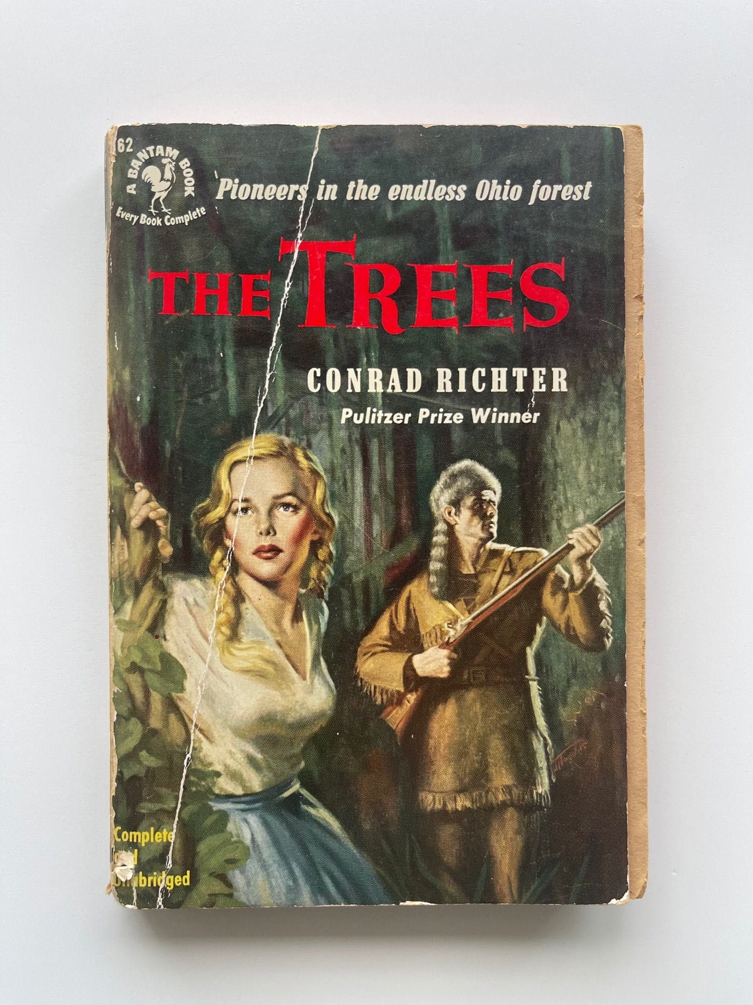 Vintage Paperback the Trees Conrad Richter Bantam Books 1952 962 - Etsy