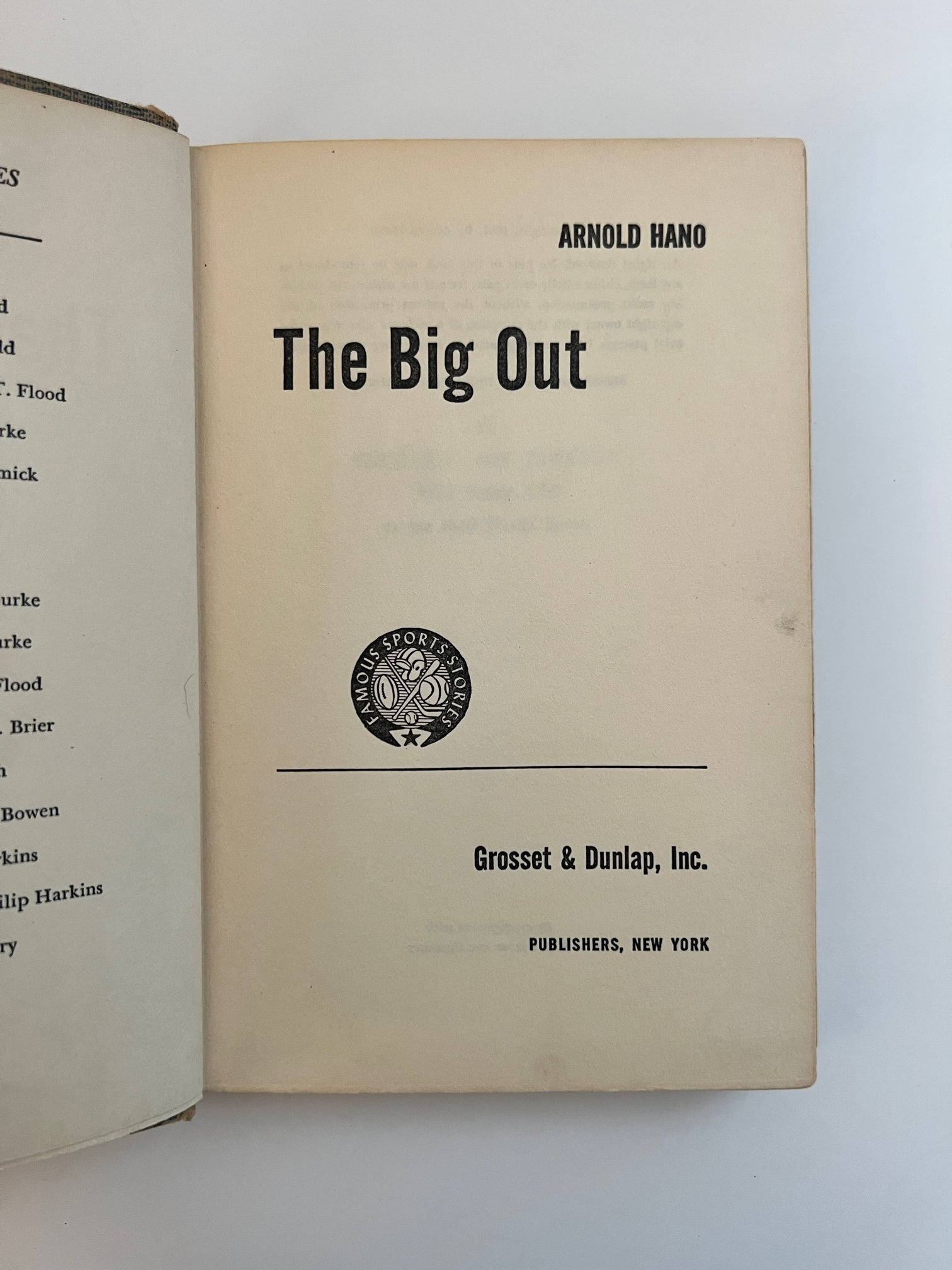 Vintage the Big Out Arnold Hano 1951 - Etsy