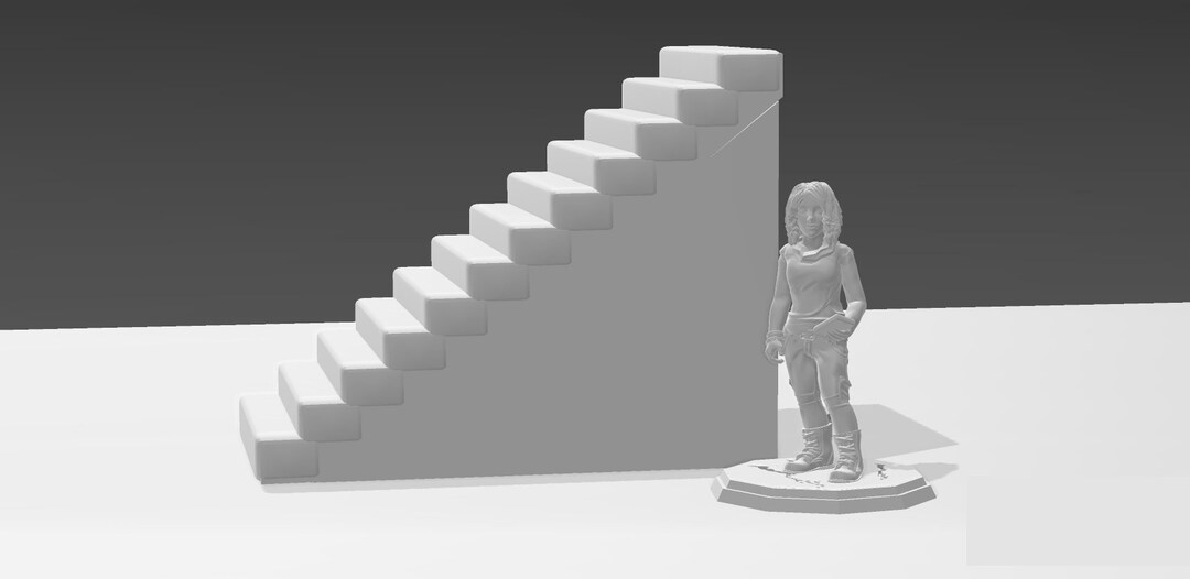 3D Printable Staircase: RPG Miniature Terrain (digital Download) - Etsy