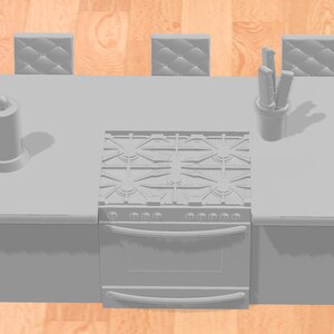Digital RPG Kitchen Set 2 Tabletop Game Tabletop Terrain Props ...