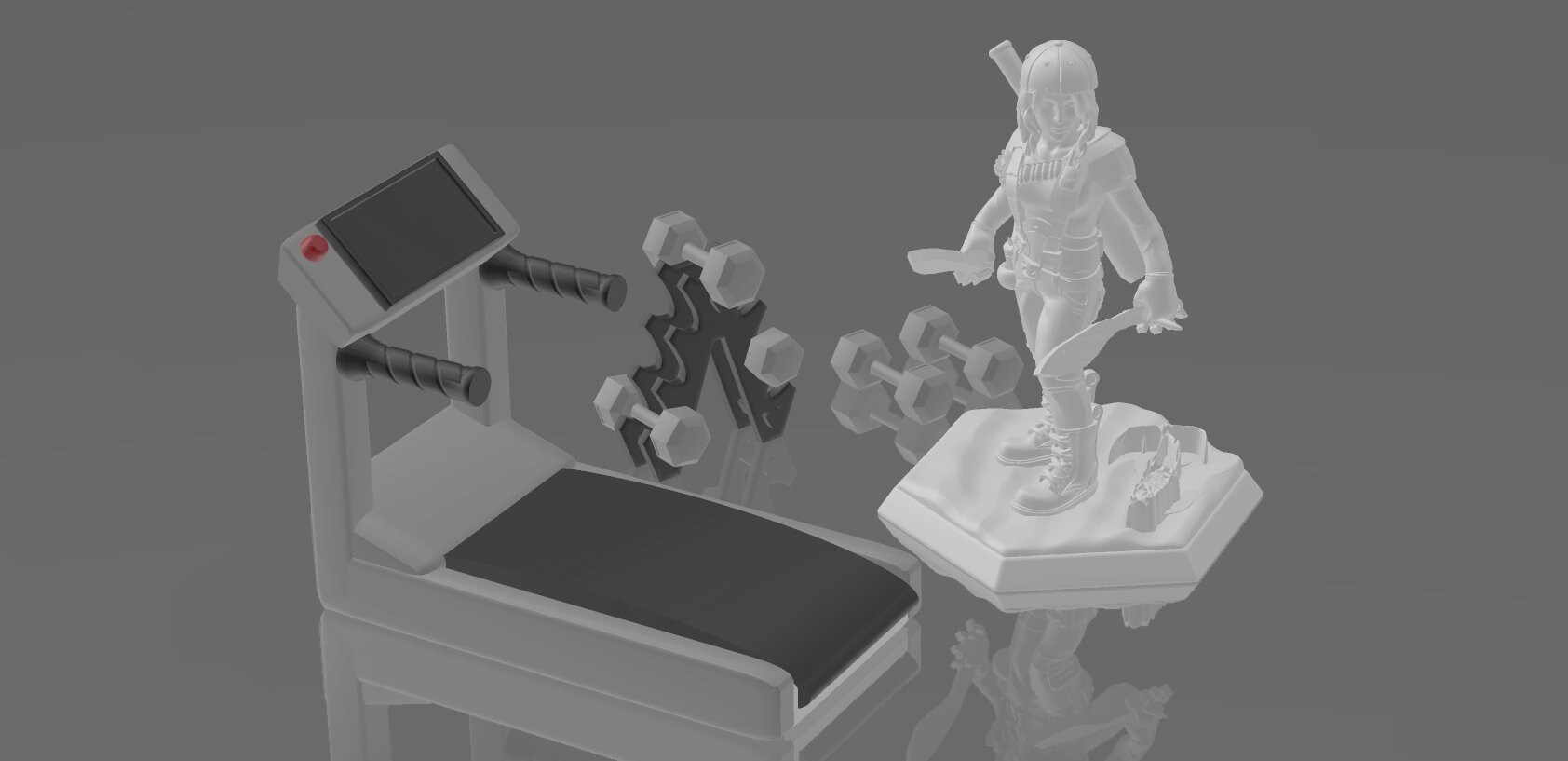 Digital RPG Gym Set tabletop Game Miniature Mini Role Playing D20 DND ...