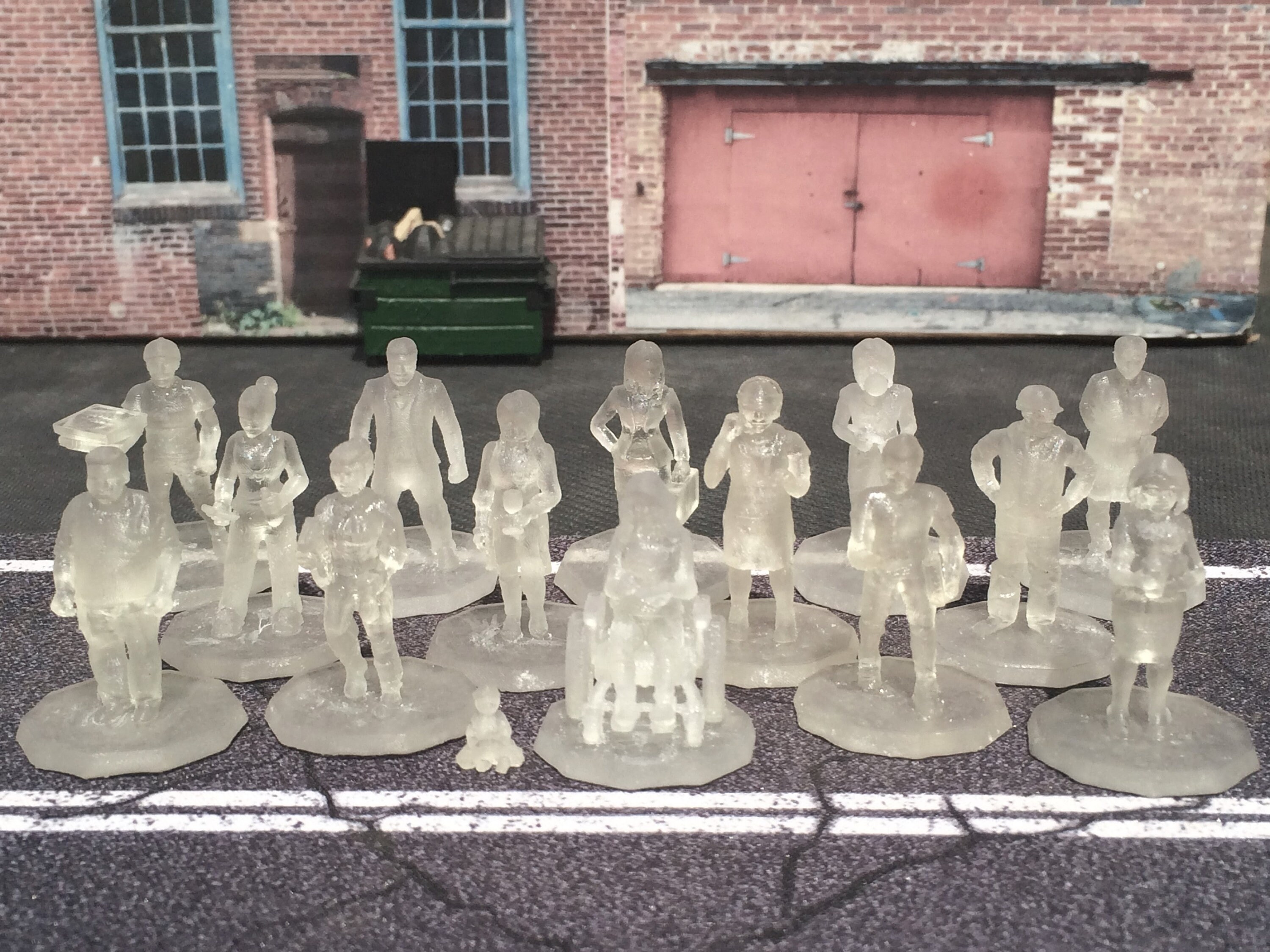 RPG 15 Modern Townsfolk Townspeople Commoners Miniatures Role Playing ...