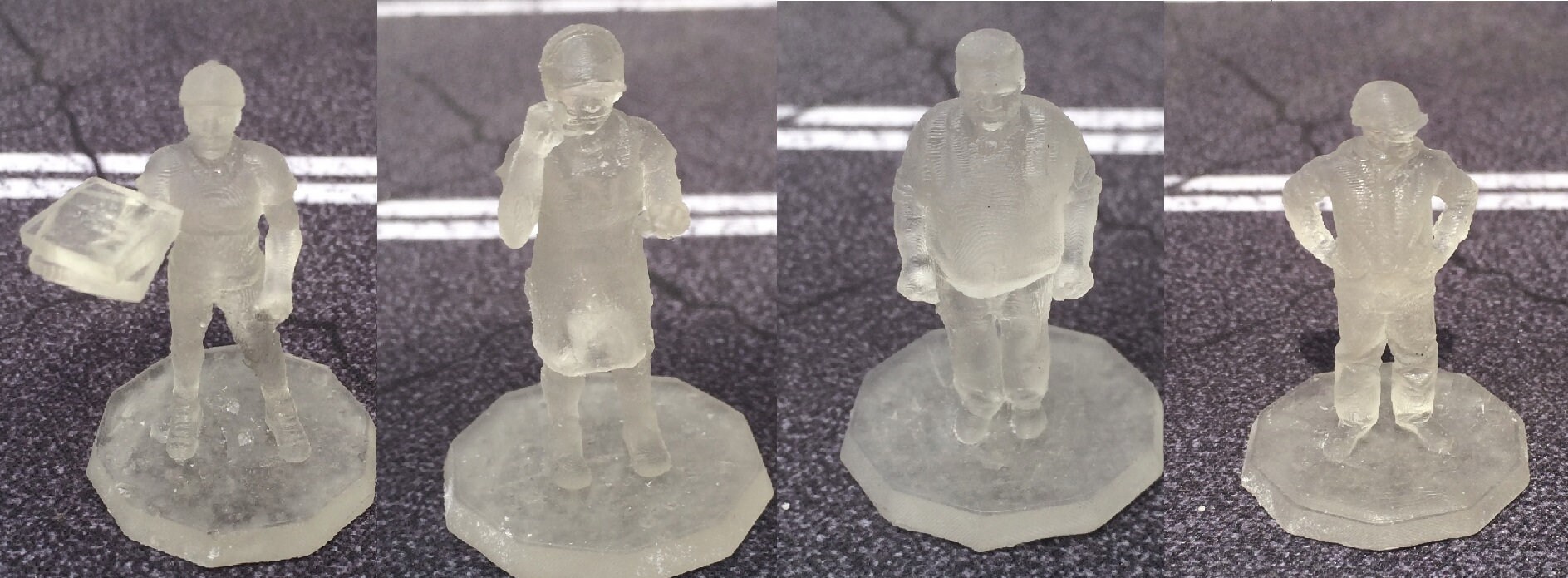 RPG 15 Modern Townsfolk Townspeople Commoners Miniatures Role Playing ...