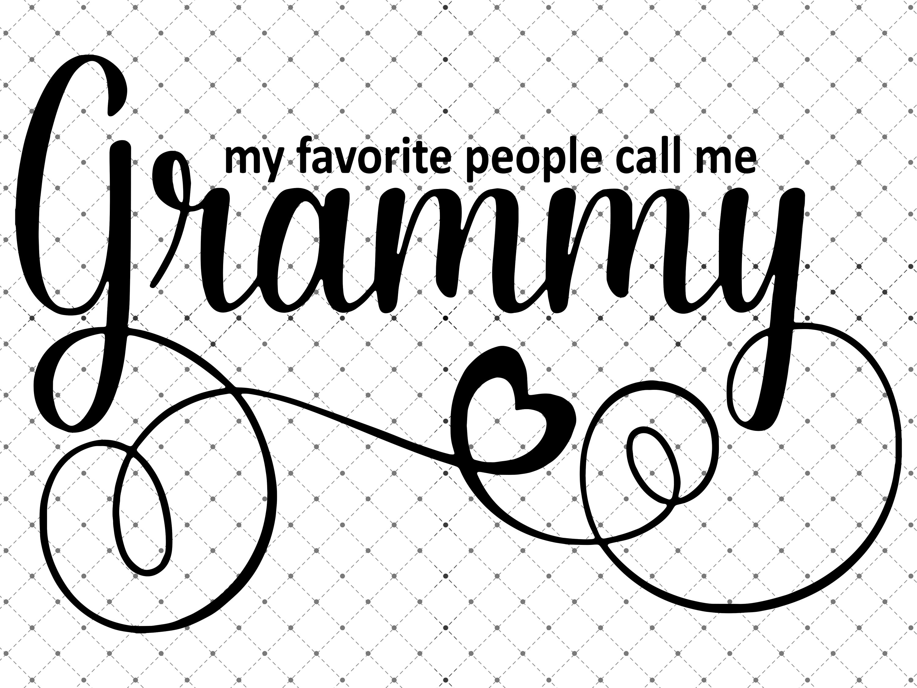 Grammy SVG My Favorite People Call Me Grammy Svg | Etsy
