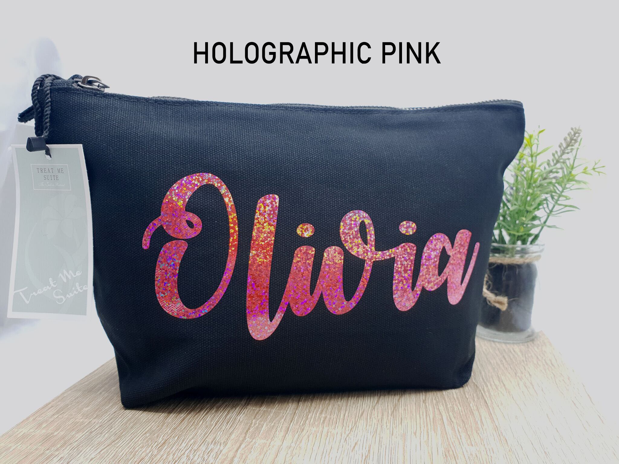 Personalised Make up Bag Cosmetics Bridesmaid Gift Birthday | Etsy UK