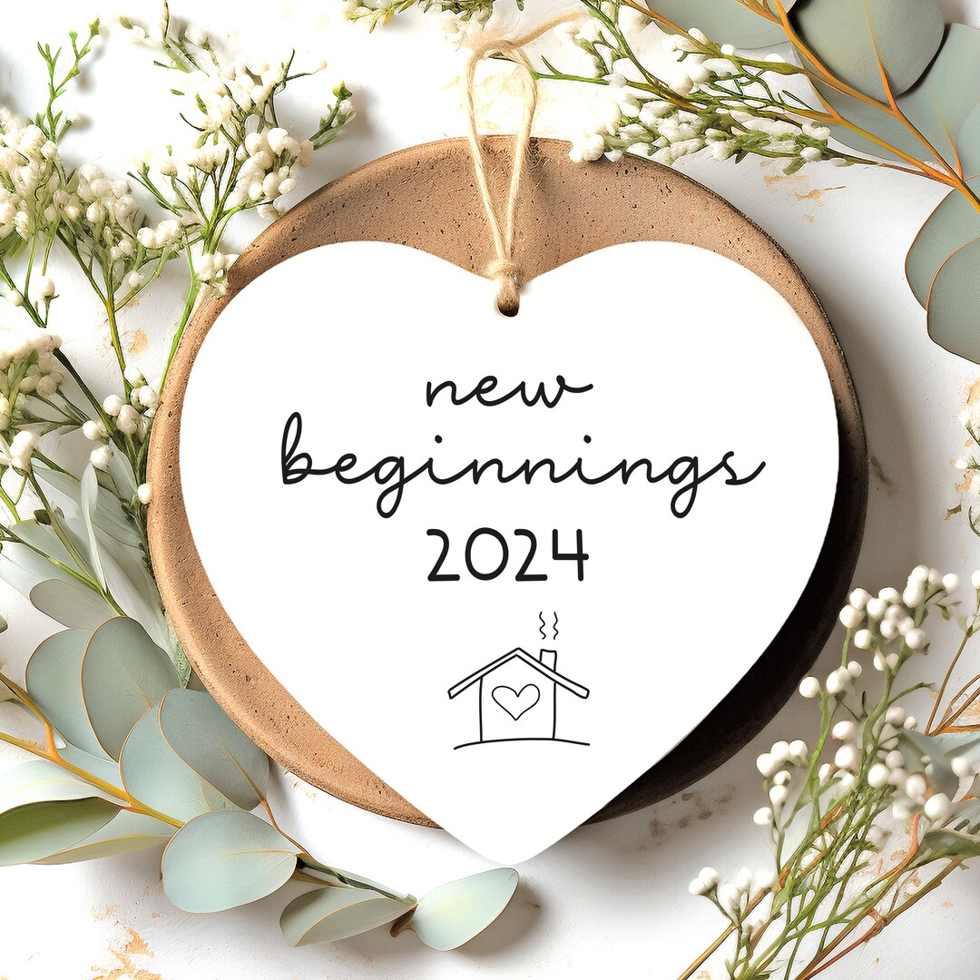 New Beginnings Gift New Home Gift New Start New Life Good Luck Keepsake Moving on Happy New Home ...