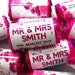 Personalised Mini Love Hearts Wedding Favours Just Married for Guests ...
