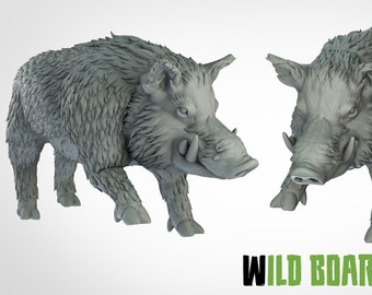 Boar Miniature - Etsy UK