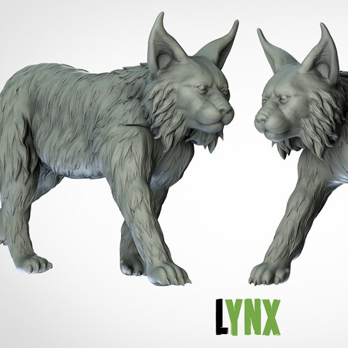 Lynx Ideal for Dungeons and Dragons and Other Tabletop - Etsy