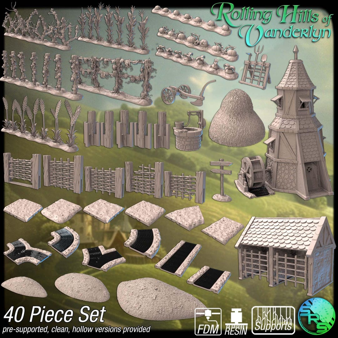 Water Mill - Ideal for Dungeons and Dragons and Other Tabletop Rpgs/ D ...