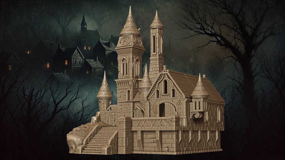 Haunted Castle - Ideal for Dungeons and Dragons and Other Tabletop Rpgs ...