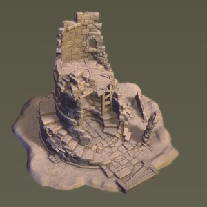 Ruined Temple - Ideal for Dungeons and Dragons and Other Tabletop Rpgs ...