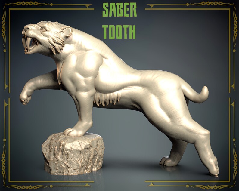 Saber Tooth - Ideal for Dungeons and Dragons and Other Tabletop Rpgs ...