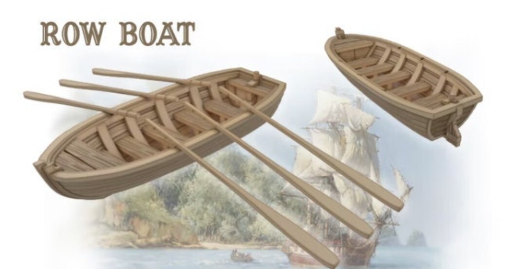 Row Boat- Treasure Island - Ideal for Dungeons and Dragons and Other ...