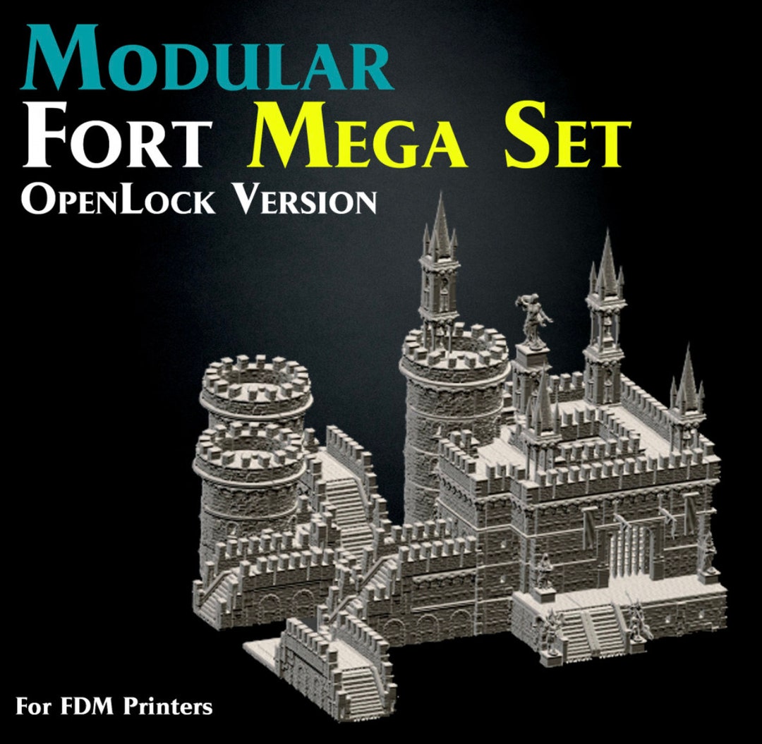 Modular Castle Custom Design - Ideal for Dungeons and Dragons and Other ...