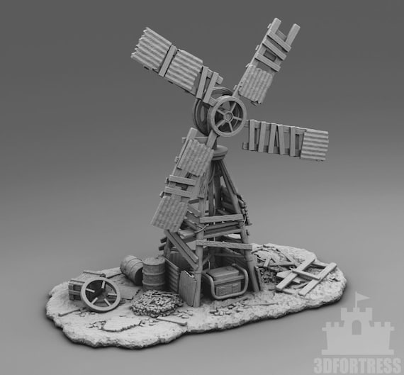Windmill Ideal for Dungeons and Dragons and Other Tabletop - Etsy