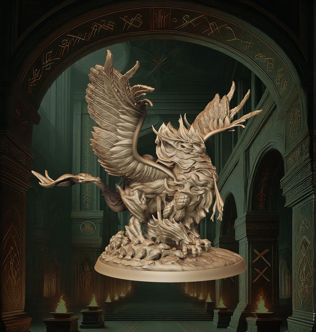 Chaos Dwarf Gryphons (many Options): Resin RPG Tabletop Figure DND - Etsy