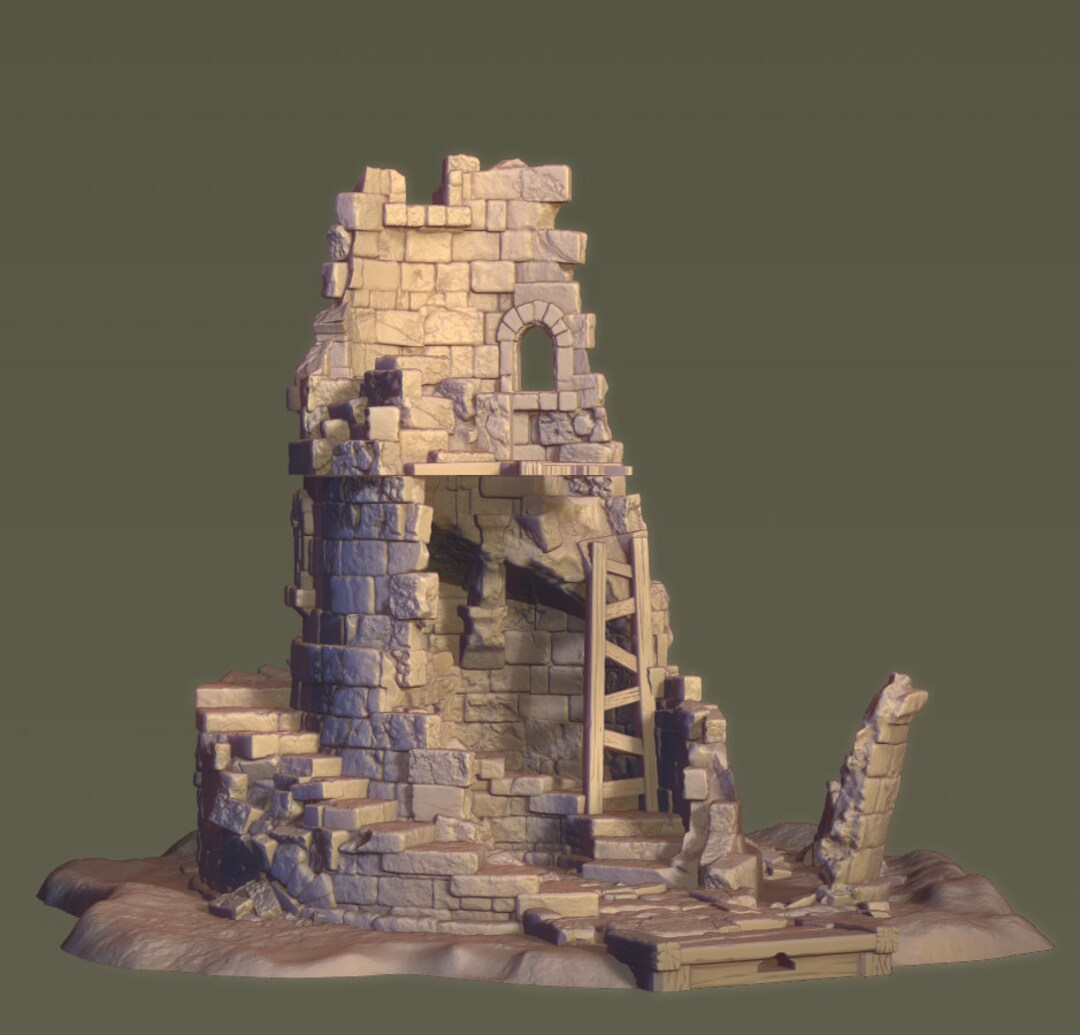 Ruined Temple - Ideal for Dungeons and Dragons and Other Tabletop Rpgs ...