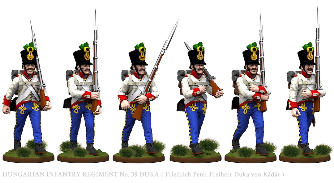 Fusiliers Napoleonic Wars Hungarian Army Line Order Post 1809 - Ideal ...