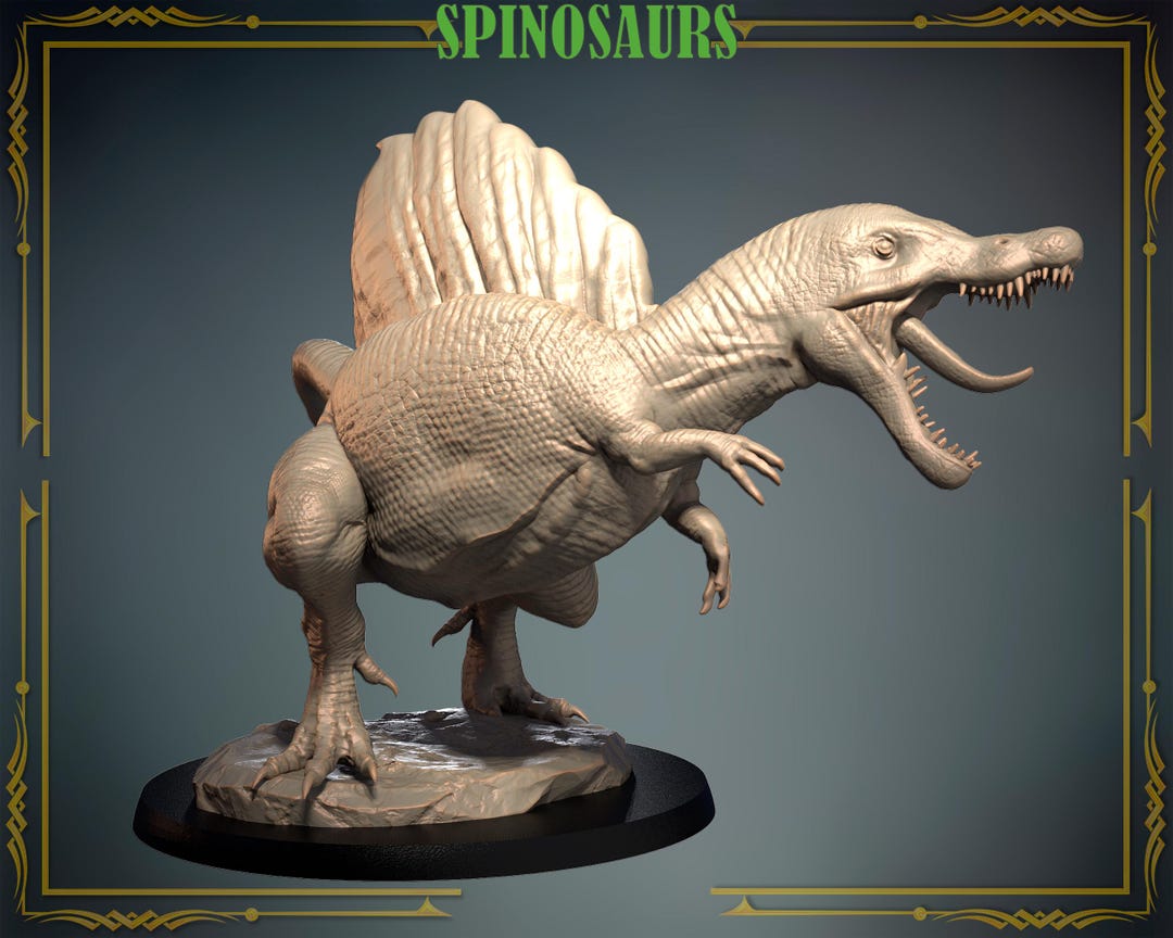 Spinosaurus/ Dinosaur Ideal for Dungeons and Dragons and Other Tabletop ...