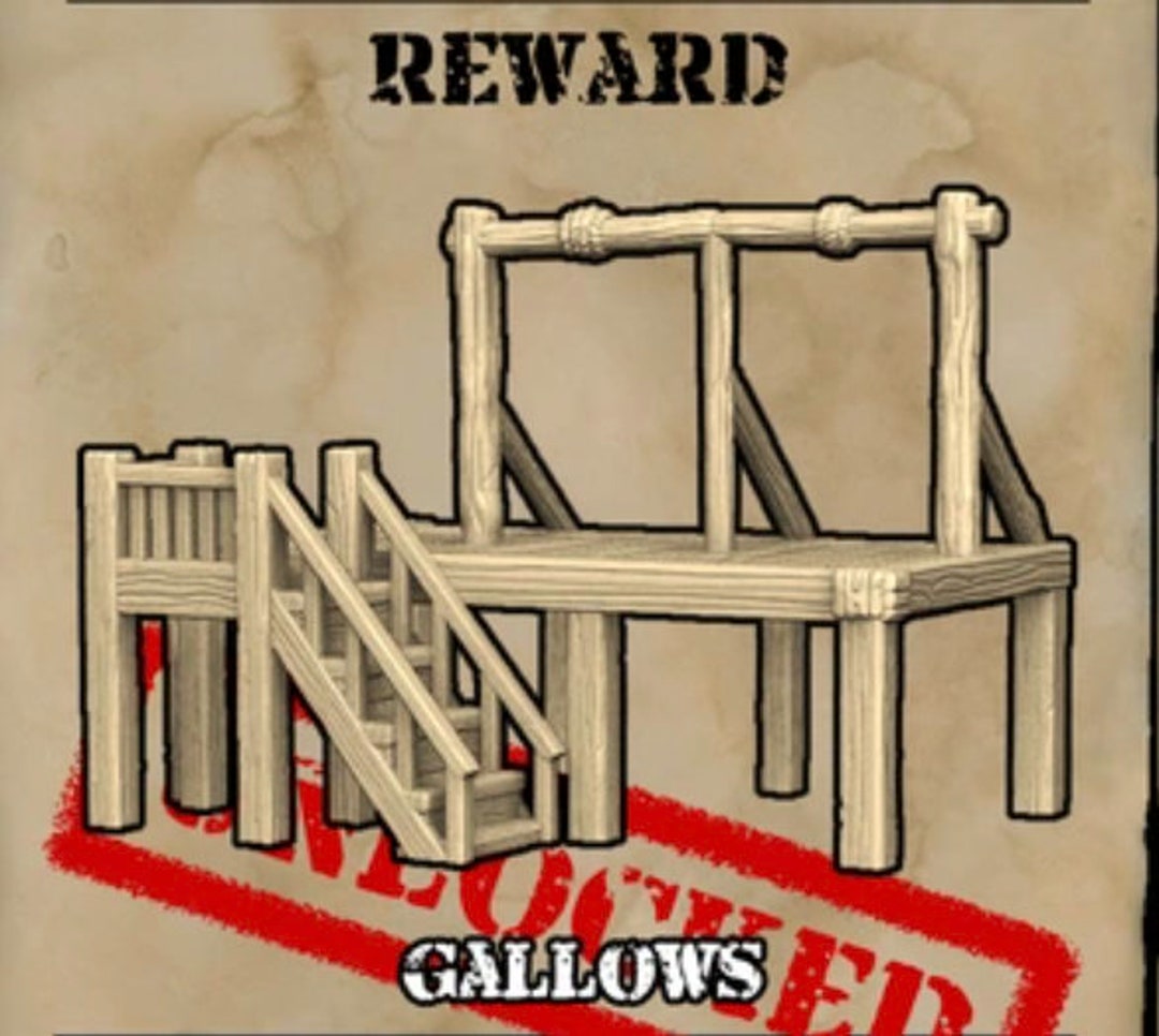 Gallows - Western Rush - Ideal for Dungeons and Dragons and Other ...
