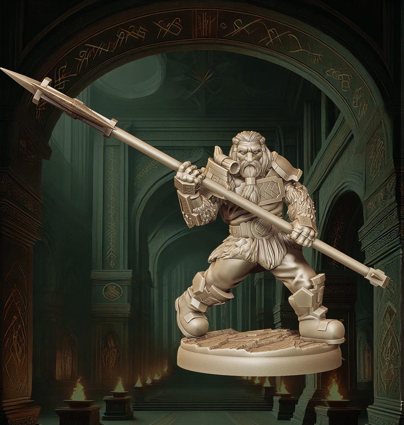 Chaos Dwarf Cleavers (many Options): Resin RPG Tabletop Figure DND ...