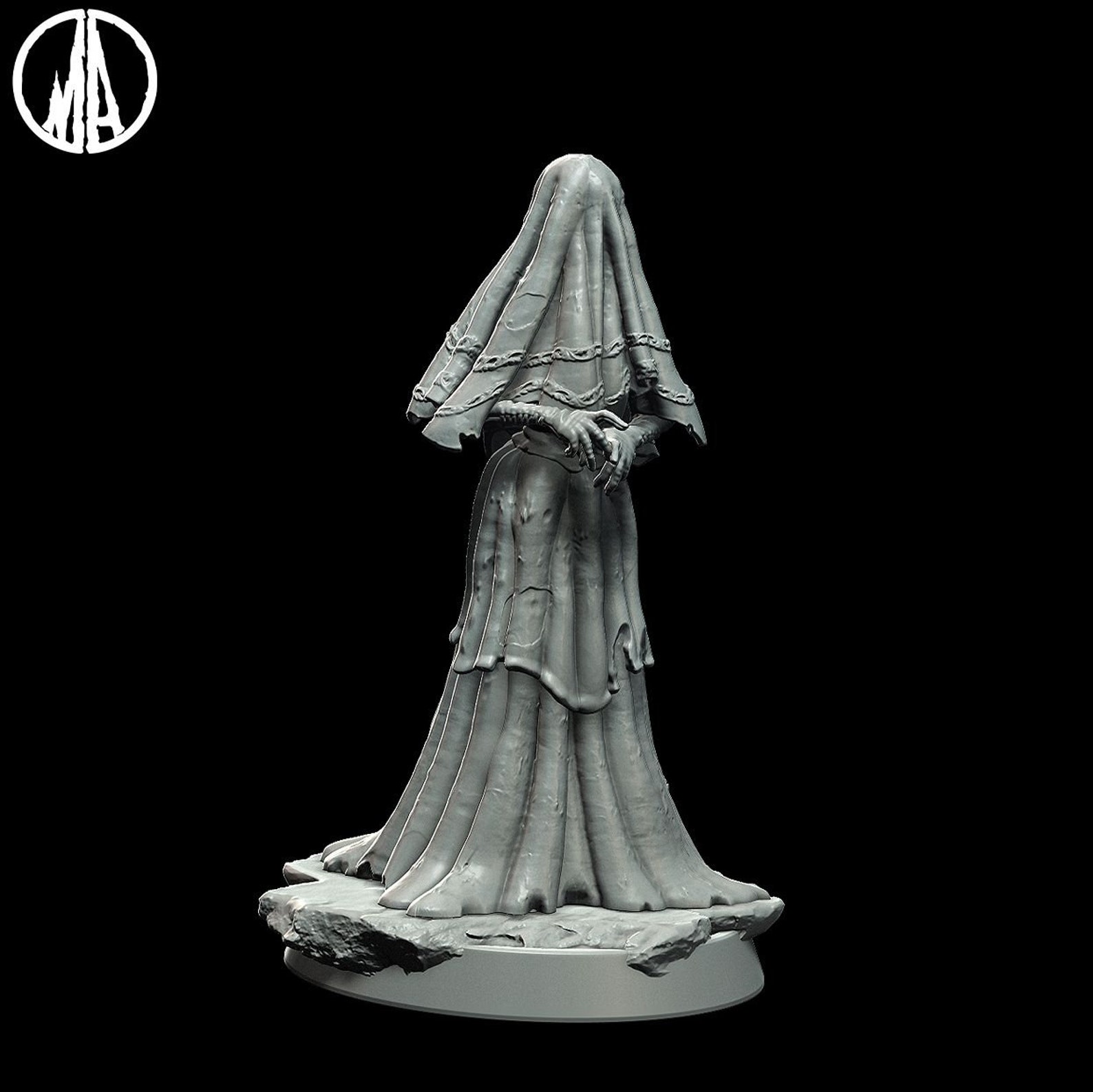 Weeping Widow Miniature: Resin Lost Souls RPG Figure - Etsy