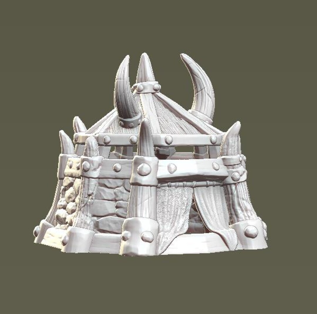 Orc Hut/bunker Ideal for Dungeons and Dragons and Other Tabletop Rpgs/wargaming/d&d - Etsy