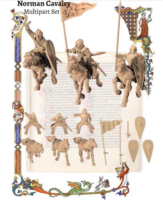 Norman Cavalry Riders Tale of Two Cities Ideal for | Etsy