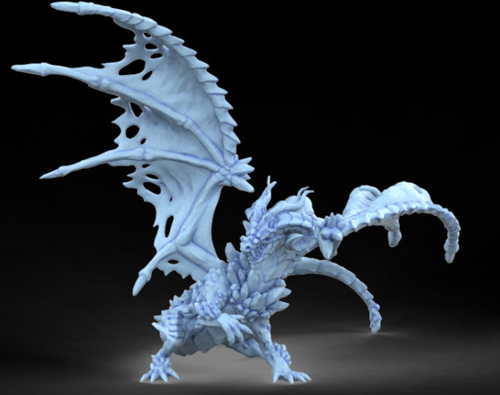 Ice Dragon 28 Mm the Frost Ideal for Dungeons and - Etsy