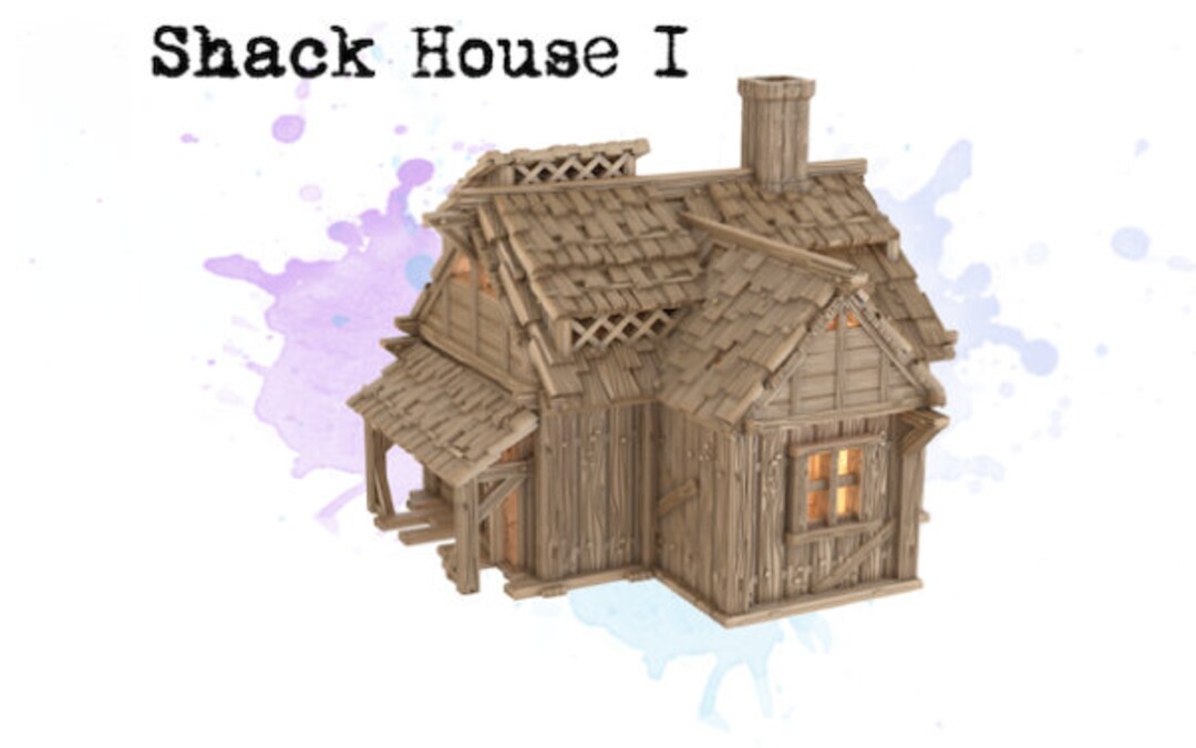 Shack House Dark Alley Ideal for Dungeons and Dragons and - Etsy