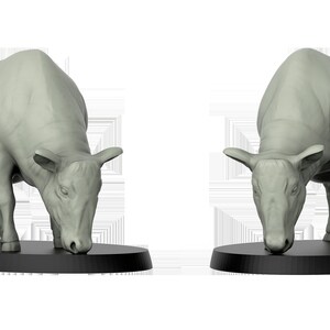 Cow Miniature - Ideal for Dungeons and Dragons and Other Tabletop Rpgs ...