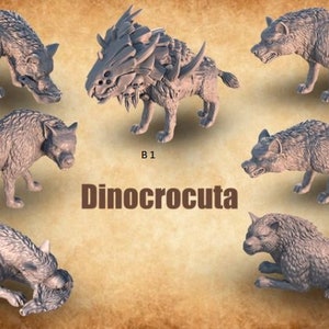 Prehistoric Hyena (dinocrocuta) - Ideal for Dungeons and Dragons and ...