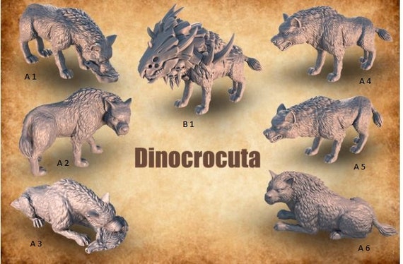 Prehistoric Hyena dinocrocuta Ideal for Dungeons and | Etsy