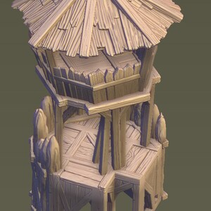 Modular Wooden Wall - Ideal for Dungeons and Dragons and Other Tabletop ...