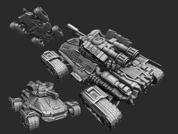 Armoured Tank Ideal for Dungeons and Dragons and Other - Etsy