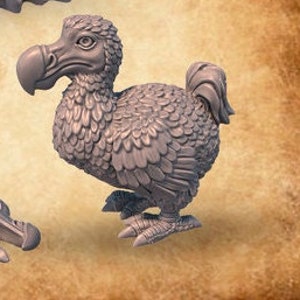 Dodo Bird Miniature - Ideal for Dungeons and Dragons and Other Tabletop ...