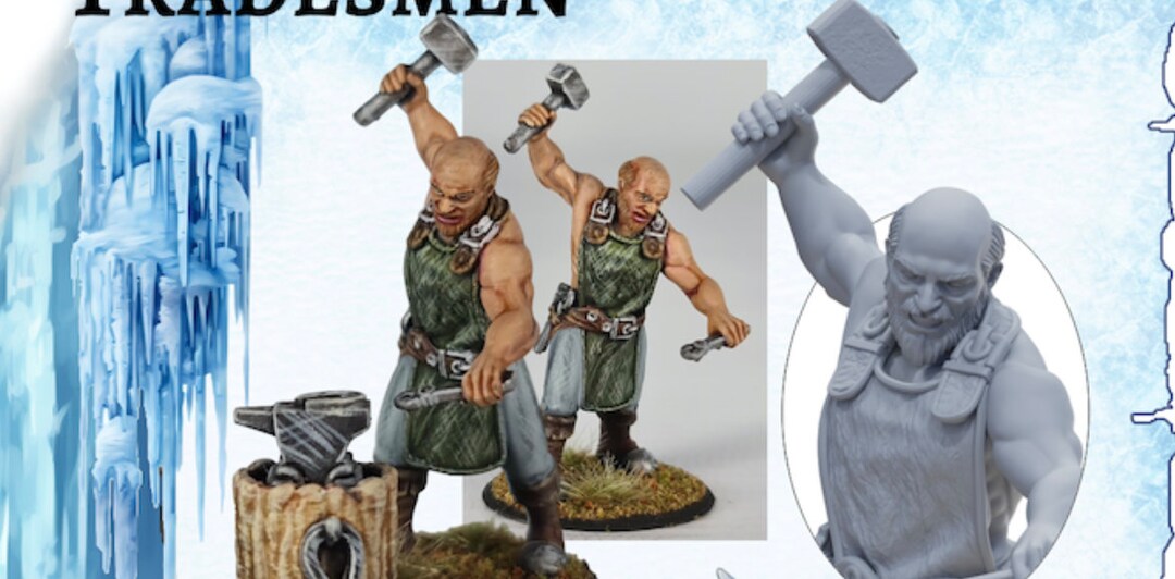 Tradesmen NPC - the Frost 2- Ideal for Dungeons and Dragons and Other ...